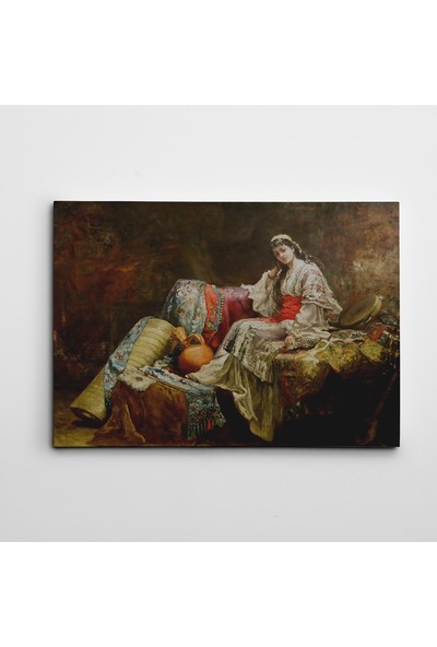 Dekolata Clemence Yağlıboya Reprodüksiyon Kanvas Tablo Boyut 30 x 40 Dekolata Clemence Yağlıboya Reprodüksiyon Kanvas Tablo Boyut 30 x 40