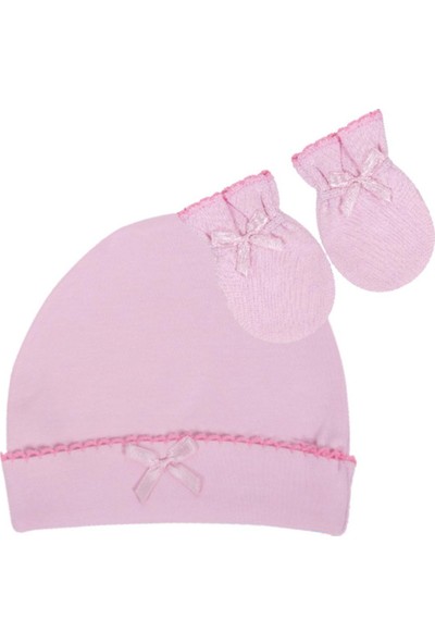 Sevi Bebe Şapka Eldiven Takım - Pembe