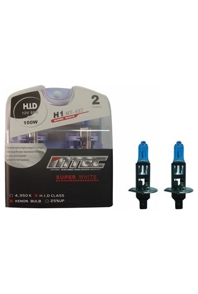 H1 12V 55W Ampul Beyaz Işık Sw