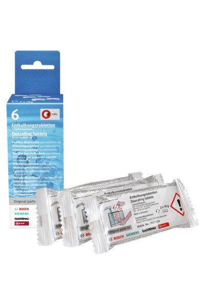 Bosch Otomatik Kahve Makinesi Kireç Çözücü Tablet 1x6 Adet