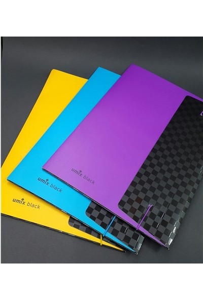 Umix Black Lastikli Dosya Mo-Si Karton