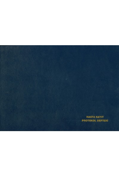 Dilman Hasta Kayıt Protokol Defteri Ciltli 96 Yaprak Dilman Hasta Kayıt Protokol Defteri Ciltli 96 Yaprak
