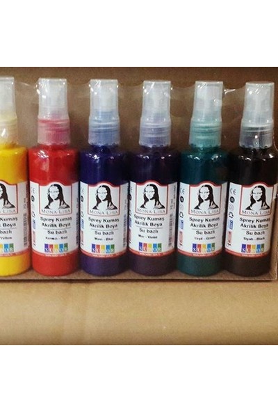 Südor Sprey Kumaş Akrilik Boya Su Bazlı 6x70 Ml