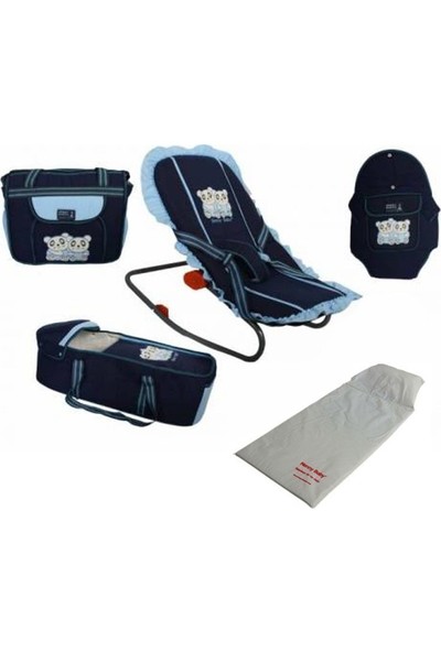 Nenny Lüx 5'li Bebek Seti Portbebe Kanguru Anadizi Alt Açma Çanta Nenny Lüx 5'li Bebek Seti Portbebe Kanguru Anadizi Alt Açma Çanta
