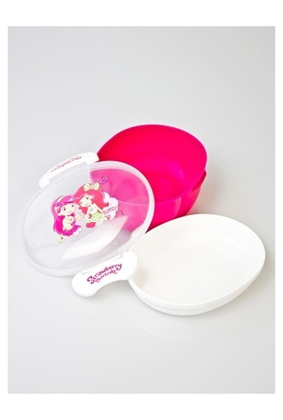 Çilek Kız Plastik Beslenme Kabı
