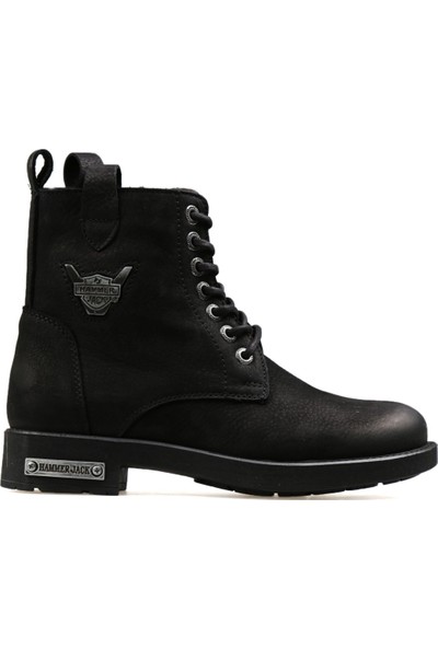 Hammer Jack Siyah Kadın Botu 15200-SIYAH-YIKAMA