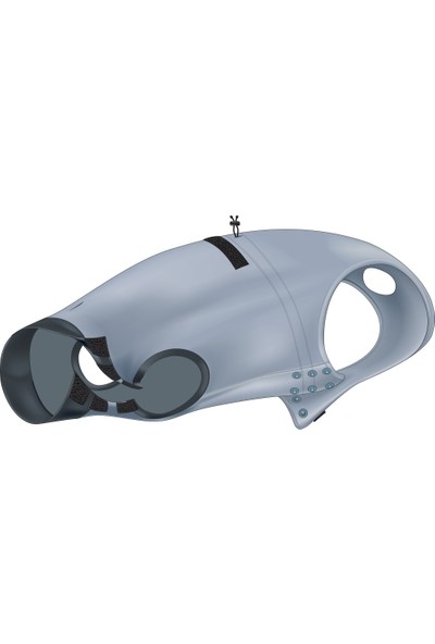 Trixie Köpek Vücut Koruyucu Elbise M-L 50 Cm Gri