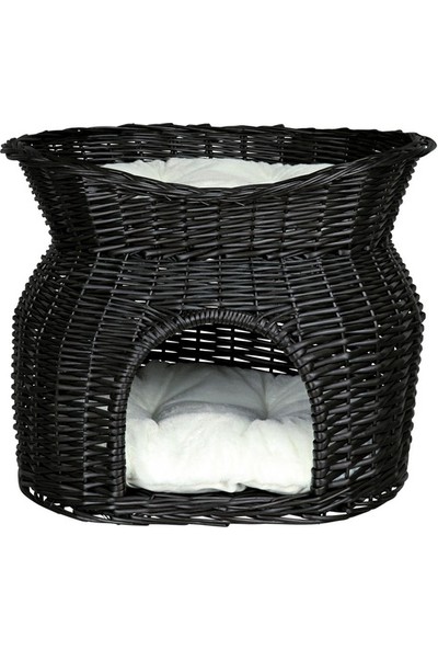 Trixie İki Katlı Kedi Yatağı, 54X43X37Cm Siyah