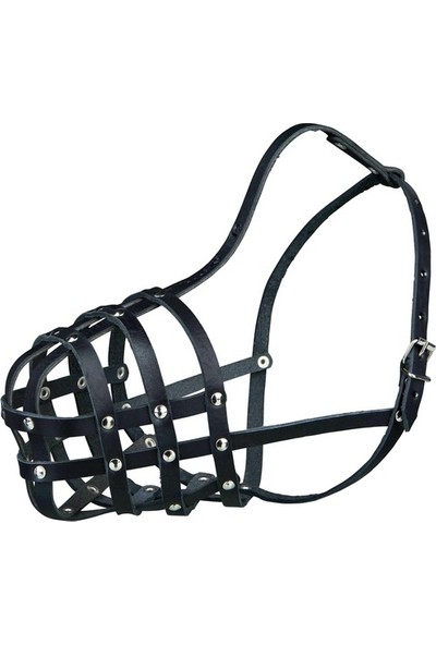 Trixie Julius-K9 Köpek Deri Ağızlığı, Xl, Siyah
