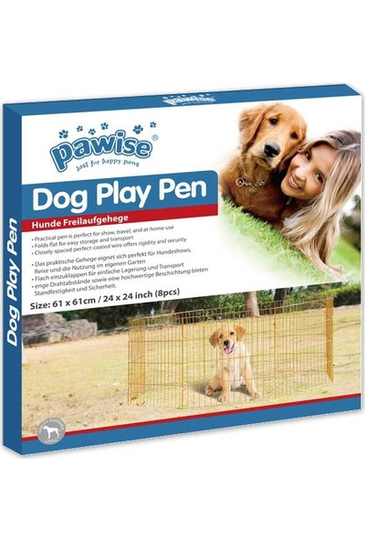 Pawıse Köpek Çiti 60X60 Cm 8 Parça Pawıse Köpek Çiti 60X60 Cm 8 Parça