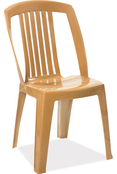 Papatya Favori Sandalye Plastik Bej