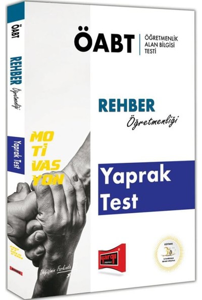 Yargı Yayınevi ÖABT MOTİVASYON Rehber Öğretmenliği Yaprak Test