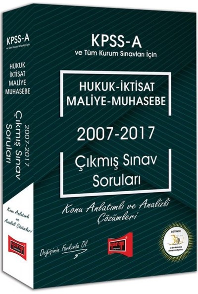 Yargı Yayınevi KPSS A Grubu Hukuk - İktisat - Maliye - Muhasebe 2007 - 2017 Çıkmış Sınav Soruları Yargı Yayınevi KPSS A Grubu Hukuk - İktisat - Maliye - Muhasebe 2007 - 2017 Çıkmış Sınav Soruları