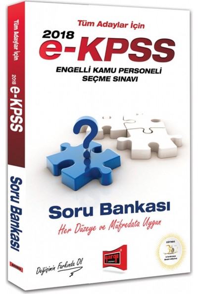 Yargı Yayınevi 2018 E-KPSS Tüm Adaylar İçin Soru Bankası