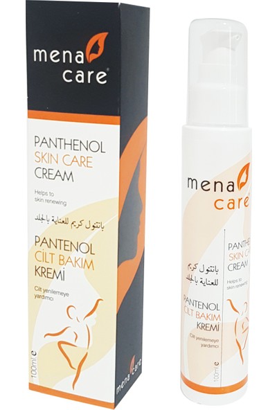 Menacare Pantenol Cilt Bakım Kremi 100Ml -Eko Boy (Cilt Yenilemeye Yardımcı)