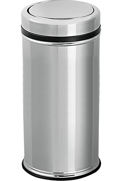 Flosoft Pratik Kapaklı Paslanmaz Çöp Kovası 27 Lt Flosoft Pratik Kapaklı Paslanmaz Çöp Kovası 27 Lt