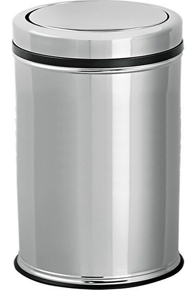 Flosoft Pratik Kapaklı Paslanmaz Çöp Kovası 32 Lt Flosoft Pratik Kapaklı Paslanmaz Çöp Kovası 32 Lt