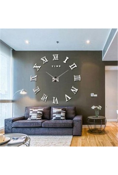 DIY 3D Dekoratif Sticker Duvar Saati