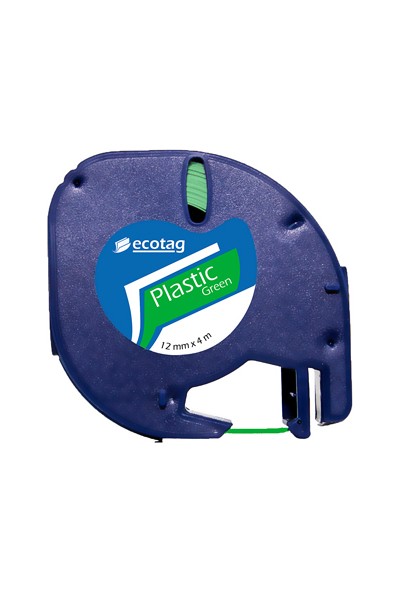Ecotag Dymo Letratag Muadili Plastik Şerit Etiket 12 mm x 4 mt Ecotag Dymo Letratag Muadili Plastik Şerit Etiket 12 mm x 4 mt