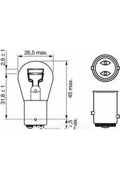 BOSCH FIAT PUNTO 1016 Ampul / Sinyal Ampulü 2012 - 2017 BOSCH FIAT PUNTO 1016 Ampul / Sinyal Ampulü 2012 - 2017