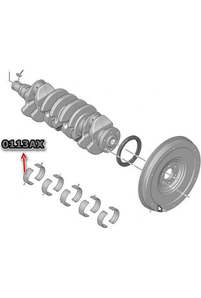 GLYCO PEUGEOT 407 Ana Yatak 2004 - 2011 (0113AX) GLYCO PEUGEOT 407 Ana Yatak 2004 - 2011 (0113AX)