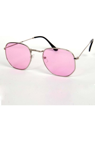 Modaroma Altıgen Su Pembesi Unisex Güneş Gözlüğü