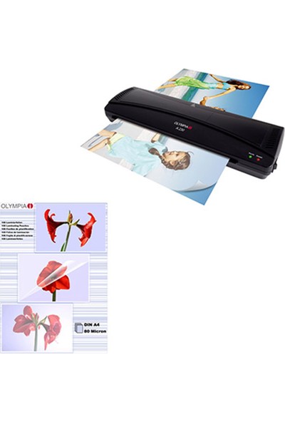 Olympia A230 PVC Makinesi + 100 Adet A4 80 Micron PVC Film