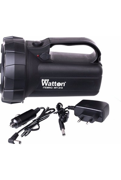 Blackwatton Wt-410 Şarj Edilebilir Ledli El Feneri