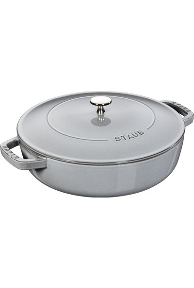 Staub Chistera Yağmur Efektli Kapaklı Döküm Tencere 28 cm