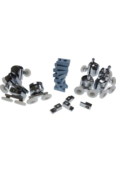 Sm Duşakabin Tekerleği - Krom Set Sm Duşakabin Tekerleği - Krom Set