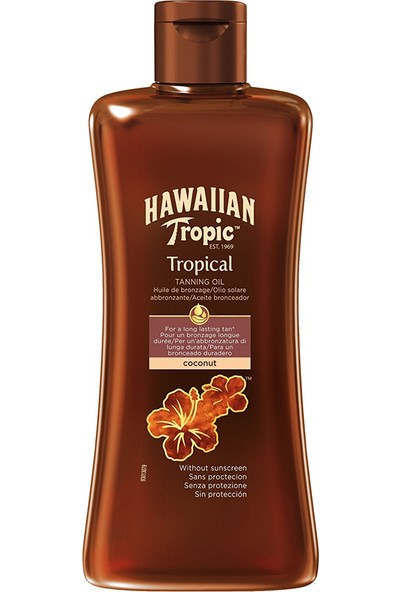 Hawaiian Tropic Yağ Coconut Spf0 200Ml
