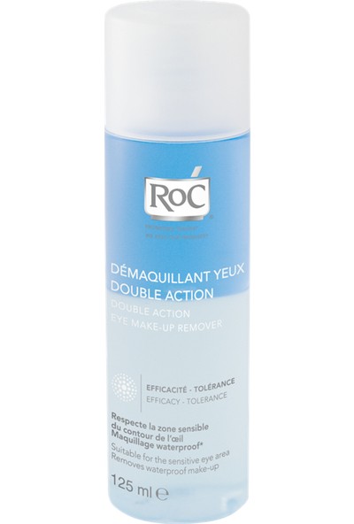 Roc Çift Etkili Göz Makyaj Temizleyicisi 125Ml Roc Çift Etkili Göz Makyaj Temizleyicisi 125Ml