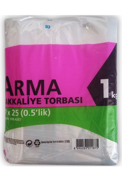 Arma Naylon Torba PE 1 kg'lık Paket Arma Naylon Torba PE 1 kg'lık Paket