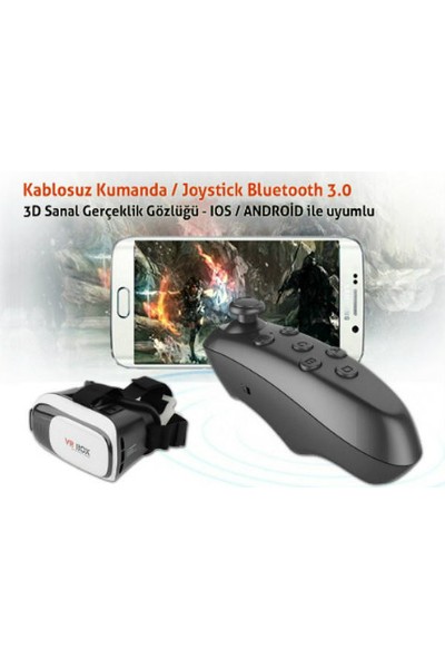PeakBays VR Box Sanal Gerçeklik Gözlüğü ve Kumandası