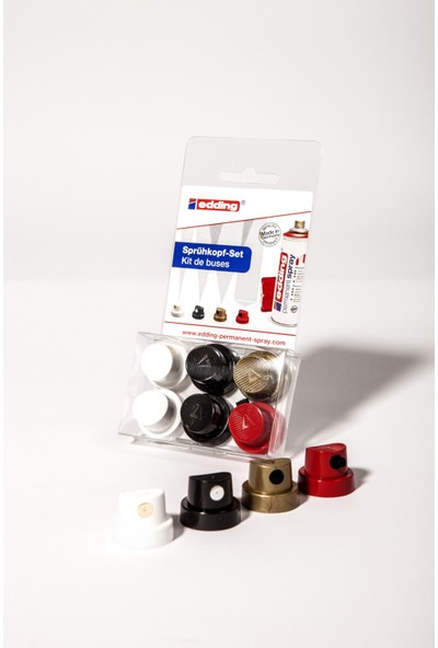 Edding Permanent Akrilik Spray Baslık Setı Edding Permanent Akrilik Spray Baslık Setı