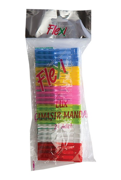Flexi Life 24'lü Çamaşır Mandalı 5'li Paket