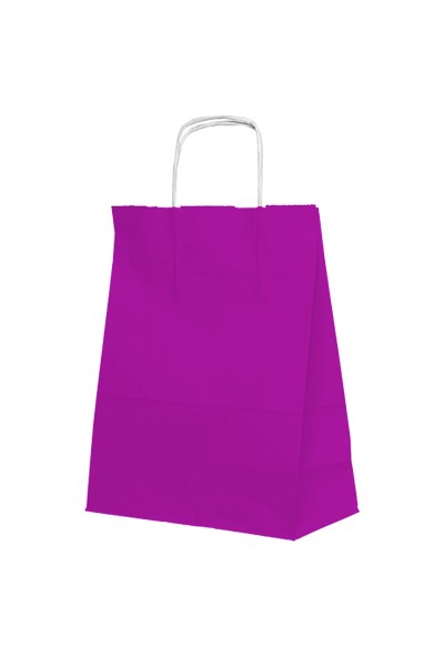 KullanAtMarket Kraft Çanta Mor Küçük 25'li