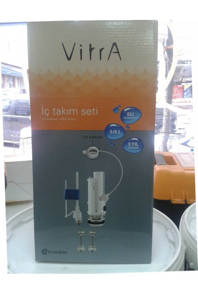 VitrA 330B2016 Rezervuar İç Takım, Alttan Su Girişli, 3/6 L