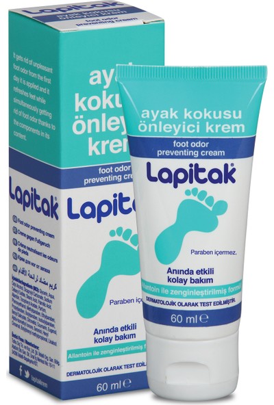 Lapitak Ayak Kokusu Önleyici Krem 60 Ml