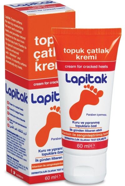 Hizliexpress Lapitak Topuk Çatlak Kremi 60 Ml Hizliexpress Lapitak Topuk Çatlak Kremi 60 Ml