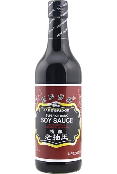 Jade Bridge Superior Dark Soy Sauce Soya Sosu 500 ml Jade Bridge Superior Dark Soy Sauce Soya Sosu 500 ml