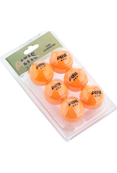 Altıs T4000 Pingpong Topu Turuncu 6Lı