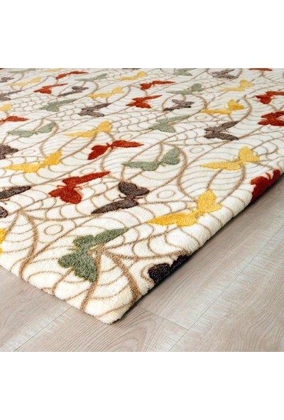 Prado Wellsoft Kumaş Halı Örtüsü Kelebek 80x150