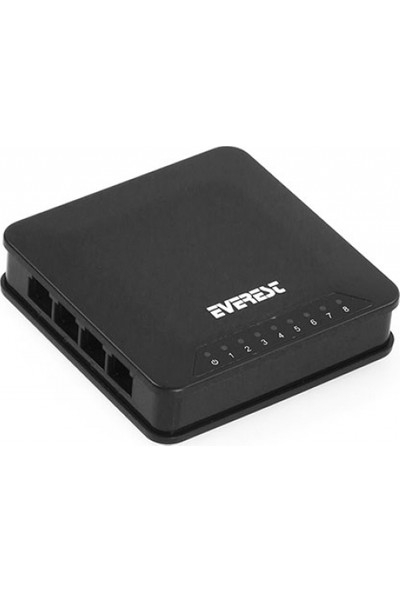 Everest Esw08B 8 Port 10/100Mbps Ethernet Switch Hub Everest Esw08B 8 Port 10/100Mbps Ethernet Switch Hub