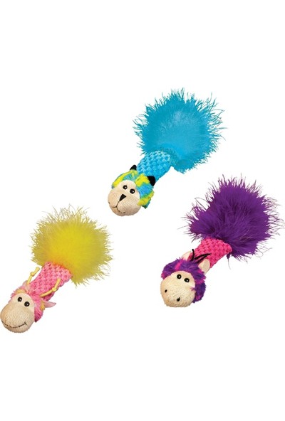 Kong Kedi Tüylü Ve Kediotlu Oyuncak Yastık 19Cm Kong Kedi Tüylü Ve Kediotlu Oyuncak Yastık 19Cm