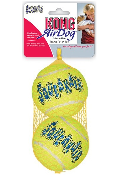Kong Köpek Air Sq Sesli Tenis Topu L 2 Adet 8,5Cm Kong Köpek Air Sq Sesli Tenis Topu L 2 Adet 8,5Cm