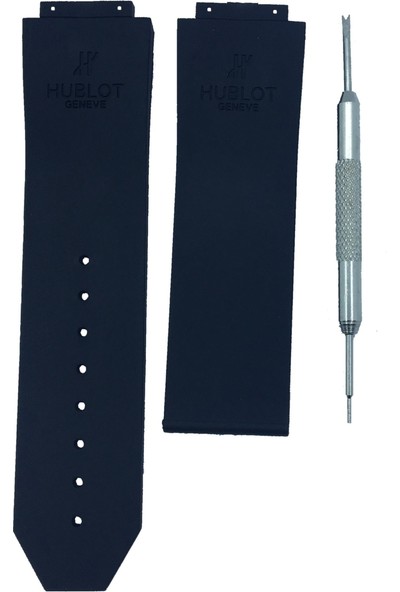 Hublot BigBang Uyumlu 25mm Siyah Silikon Saat Kordonu Hublot BigBang Uyumlu 25mm Siyah Silikon Saat Kordonu