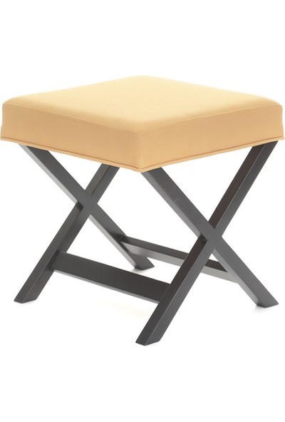 Evka Ahşap Bench Puf Dark - Sarı Evka Ahşap Bench Puf Dark - Sarı