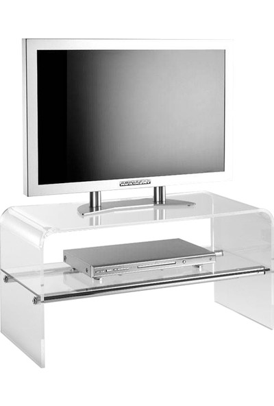 Evka Şeffaf Akrilik Tv Ünitesi Geniş
