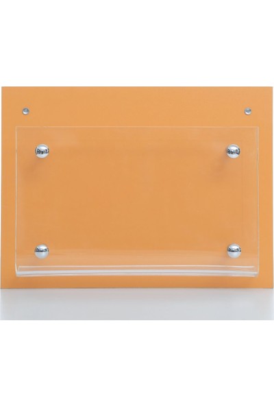 Evka Ahşap Xenax Gazetelik Turuncu